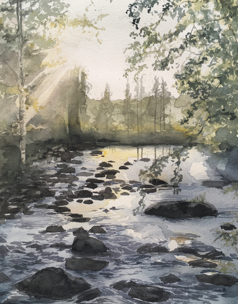 Akvarell – Linda Svanberg
